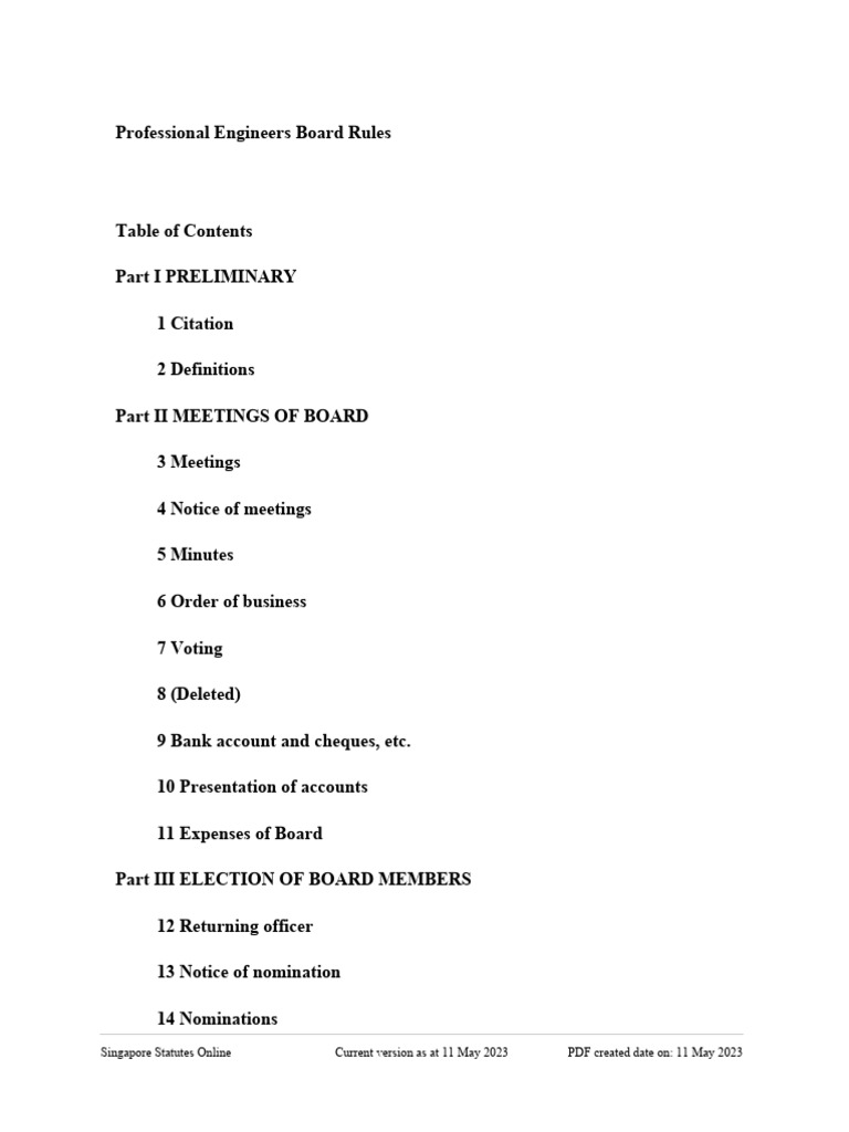 Professional Engineers Board Rules | PDF | Elections | Expense