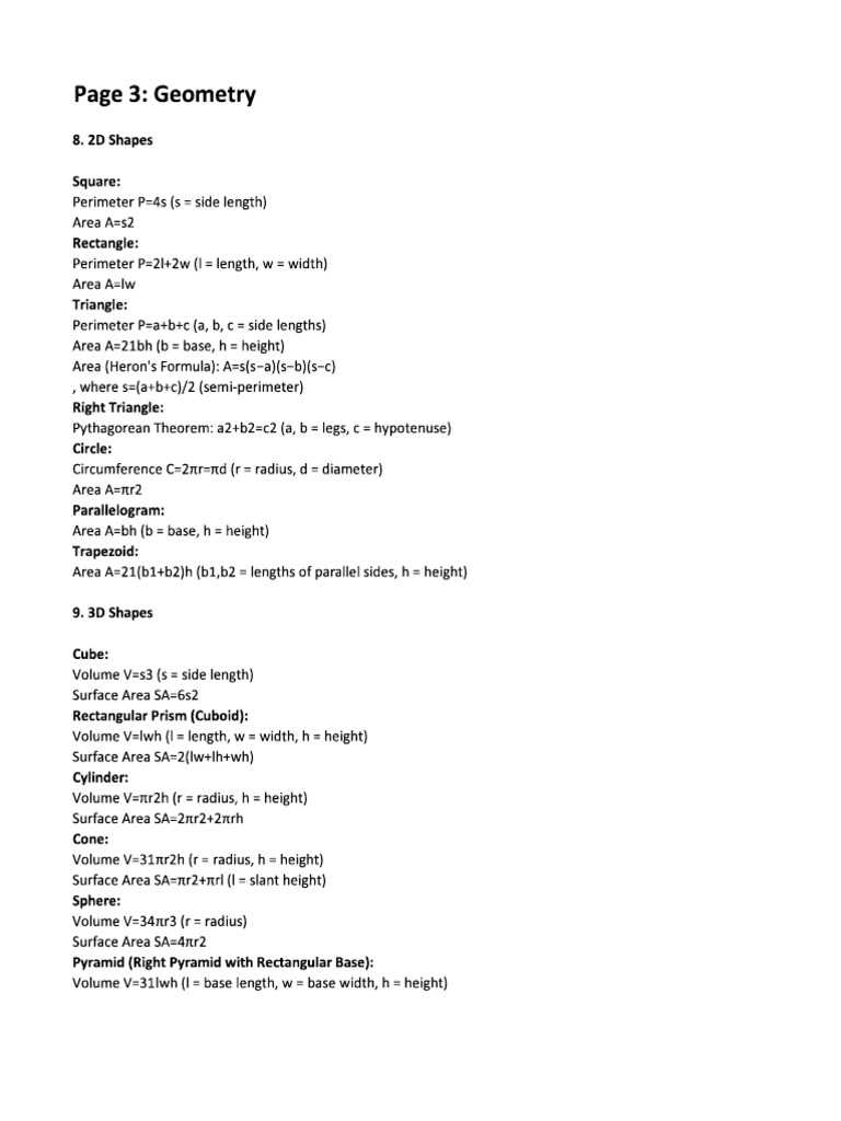 Geometry | PDF