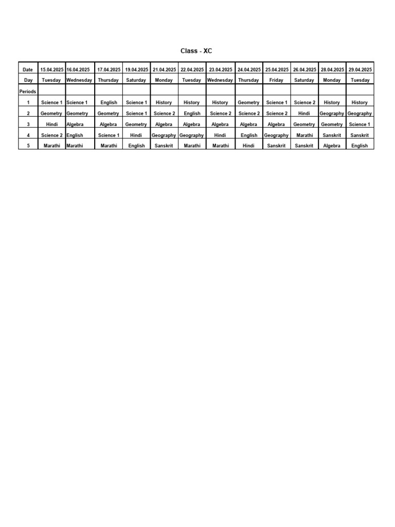 XC Extra Class | PDF