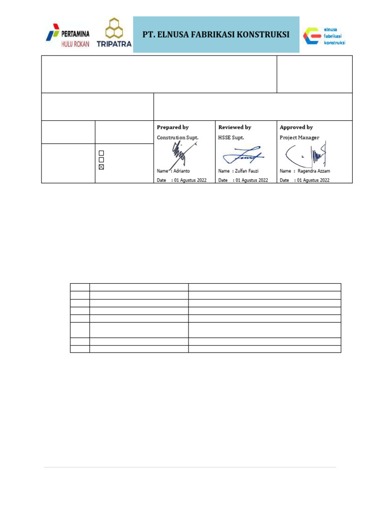 EFK-CONST-SOP-044-Stringing Pipeline Rev.2 13062022 (003) (00000002) | PDF