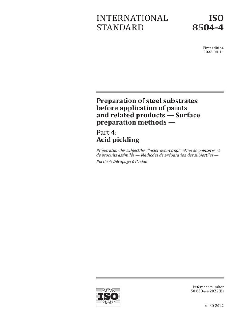 ISO 8504-4 2022 | PDF