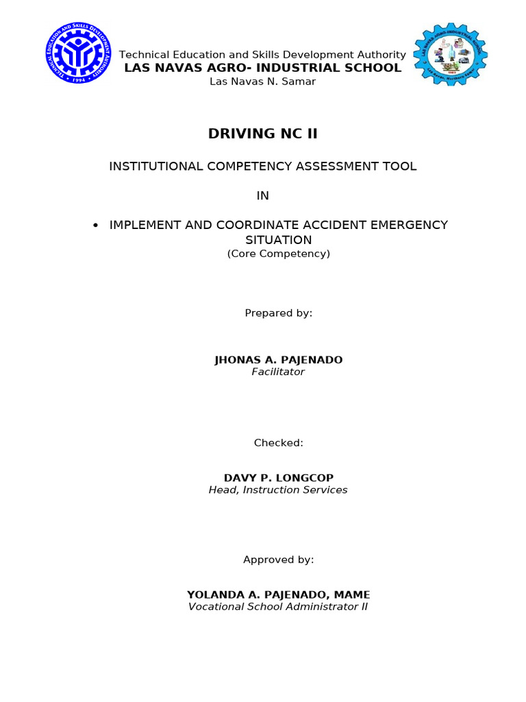 iCATs Implement and Coordinate Accident Emergency Situations | PDF ...
