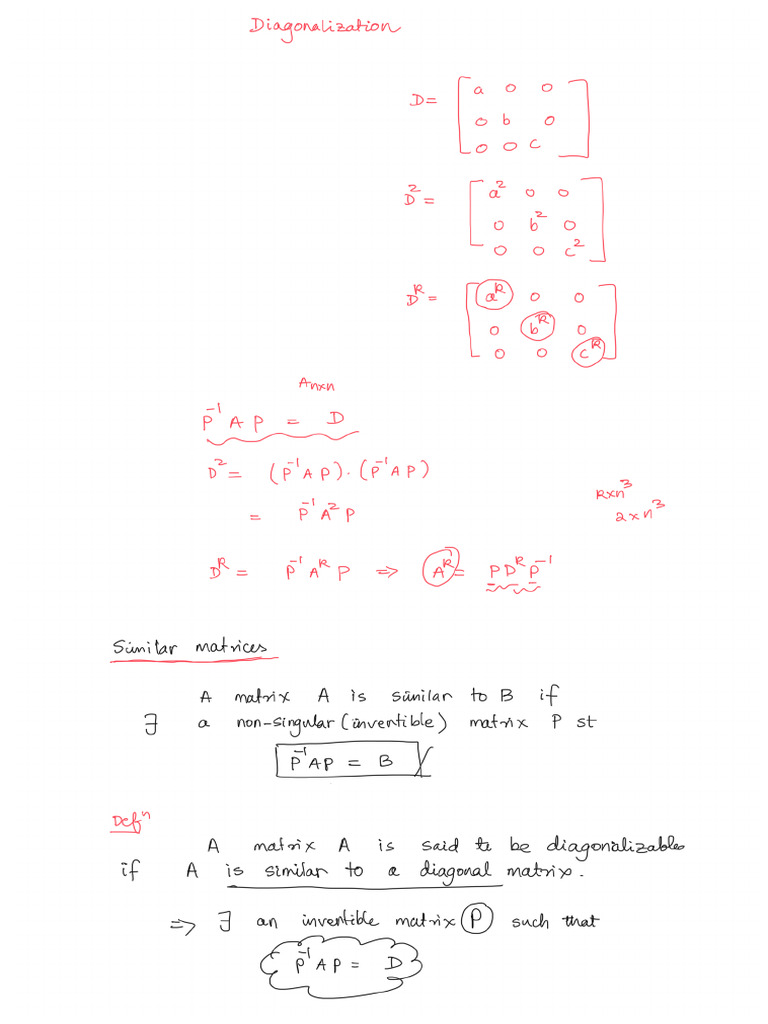 Diagonal Ization | PDF