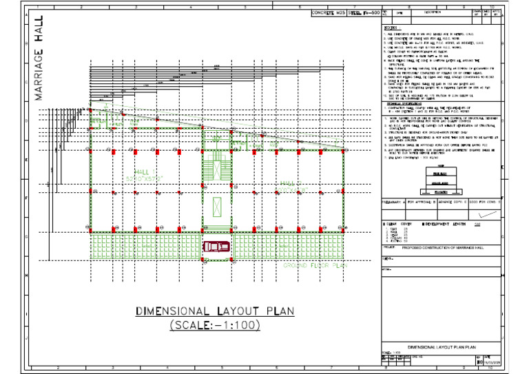 MARRAIGE HALL - Centreline Layout-Model | PDF