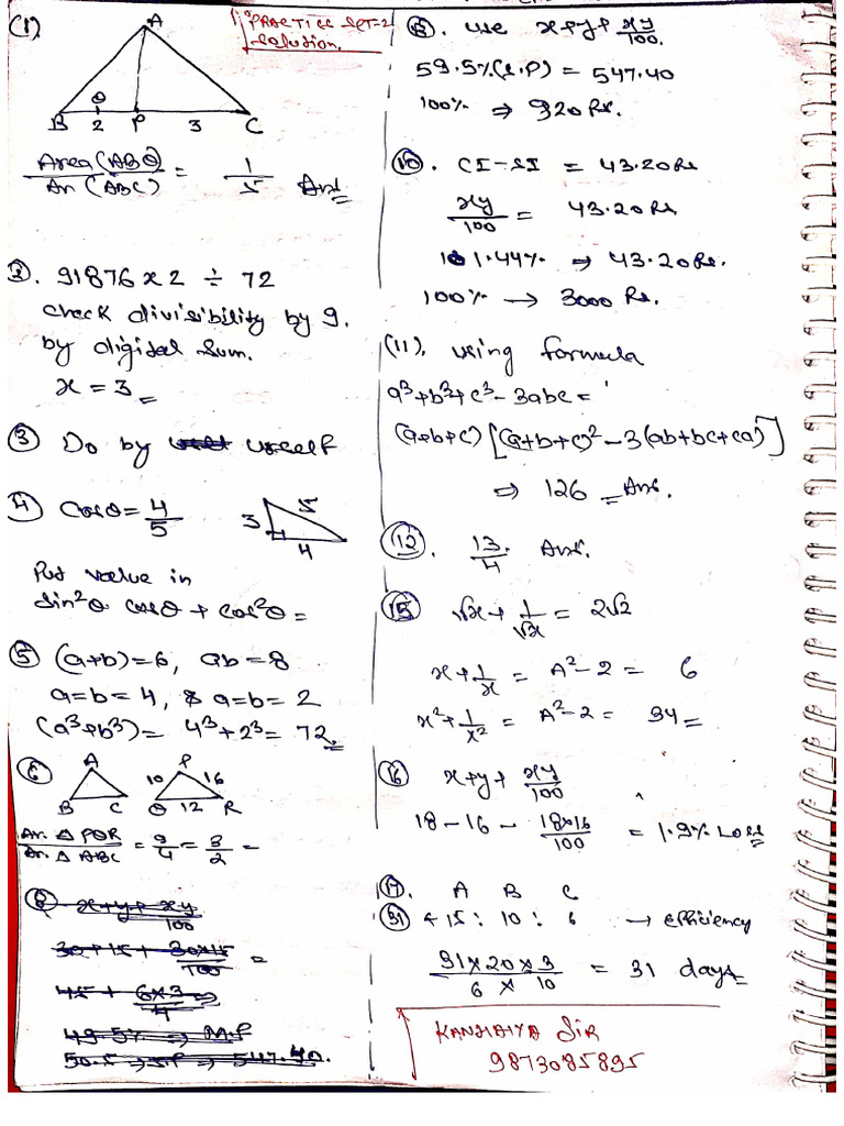 Practice Set 2 Solution | PDF