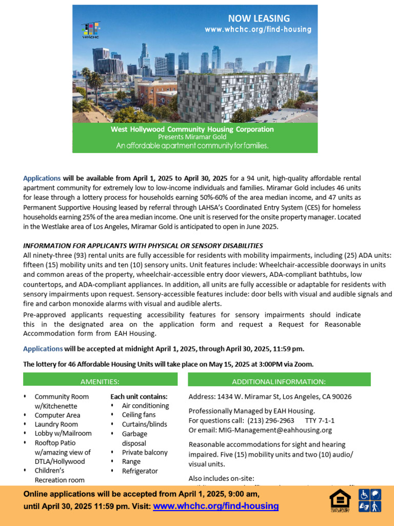 Miramar Gold Marketing Flyer FINAL APPROVED | PDF | Americans With ...