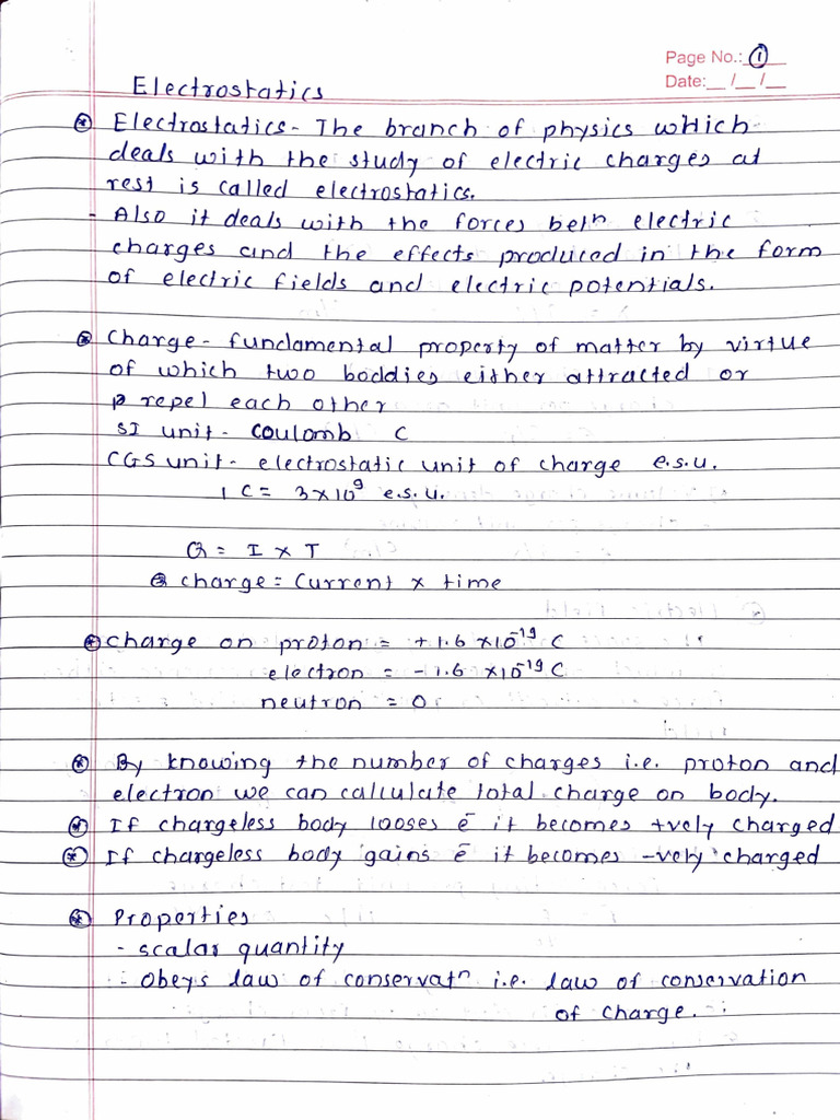 Electrostatic 12 P1 | PDF