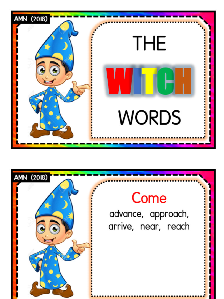 Witch Words | PDF