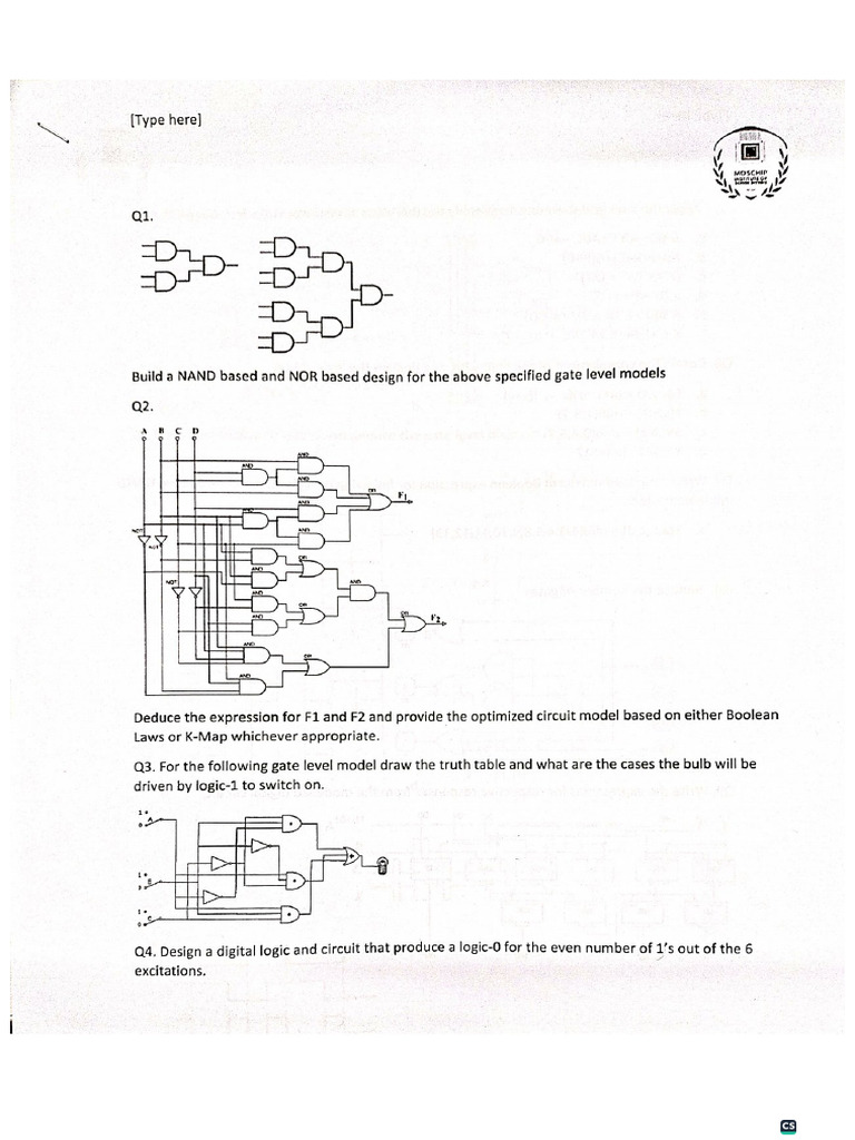3.LOGIC GATES & Wave Form's | PDF