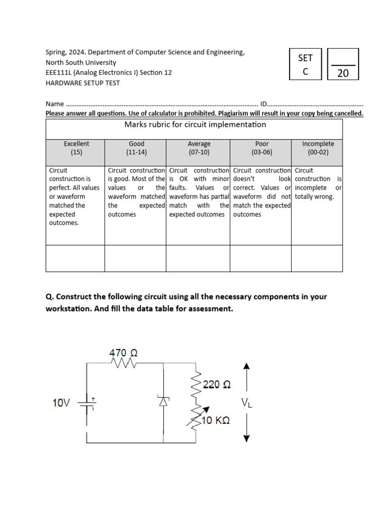 EEE111L Sp24 SUFinal Setc | PDF