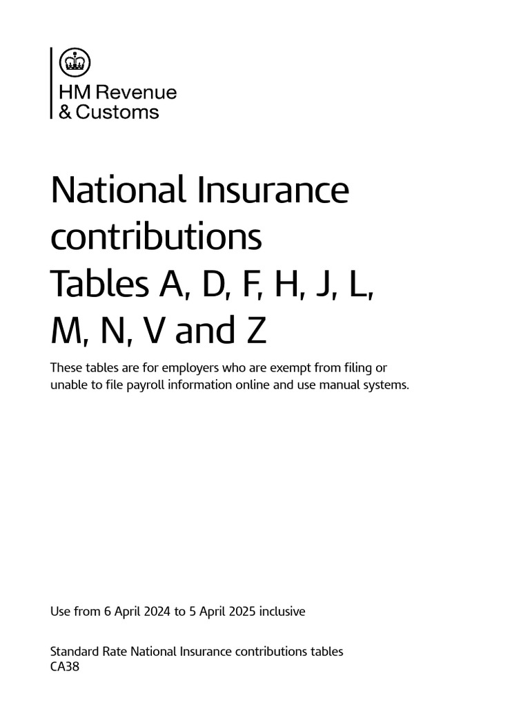 National Insurance Contributions Guide 2024 | PDF | Payroll | Payments