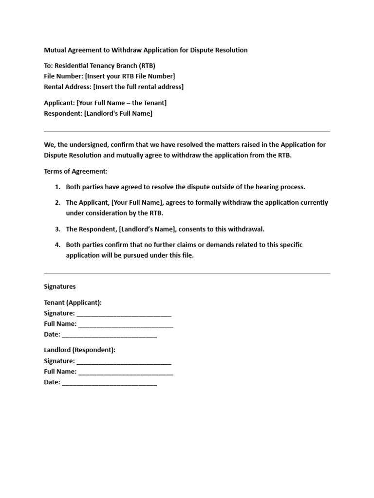 Mutual Agreements | PDF