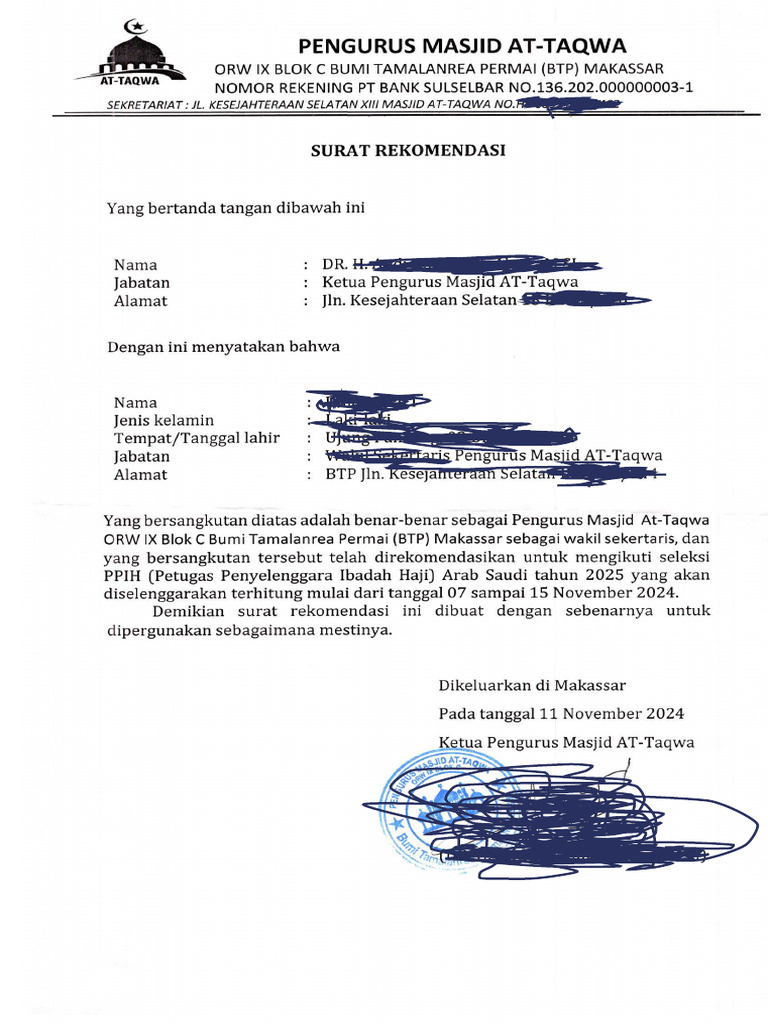 SK Usulan Ormas | PDF