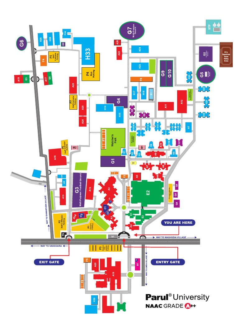 Campus Layout and Parking Map | PDF