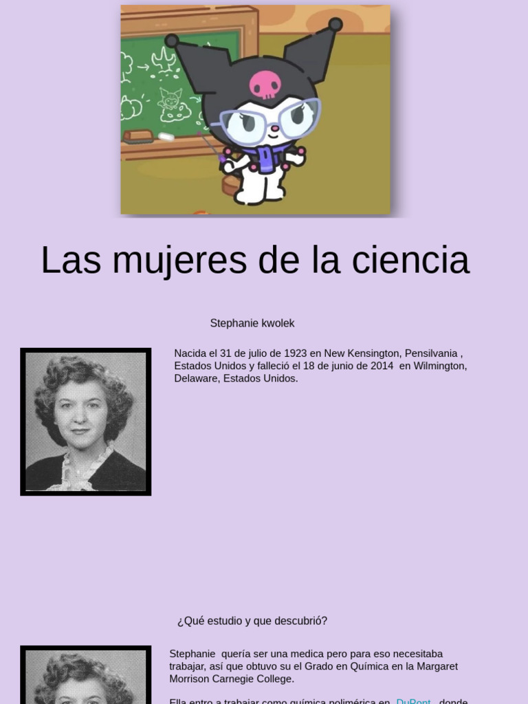 Exposicion Mujeres de La Ciencia | PDF