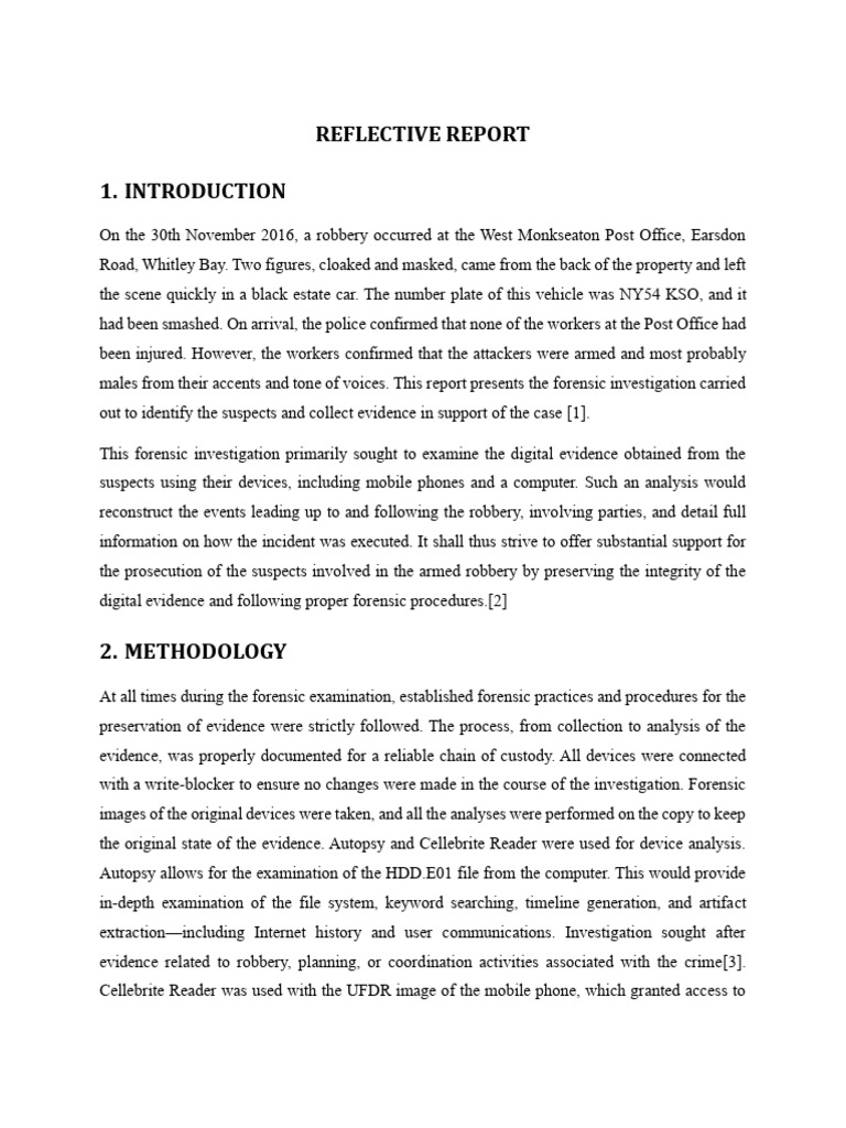 Digital Forensic Investigation Case Study ? | PDF | Security | Computer ...