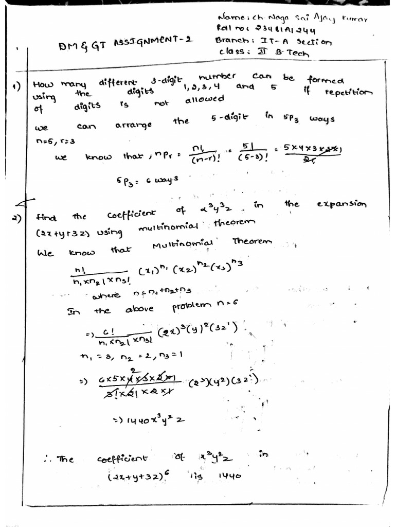 1244-dmgt Assignment | PDF