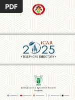 ICAR Telephone Directory 2024-20-32 | PDF