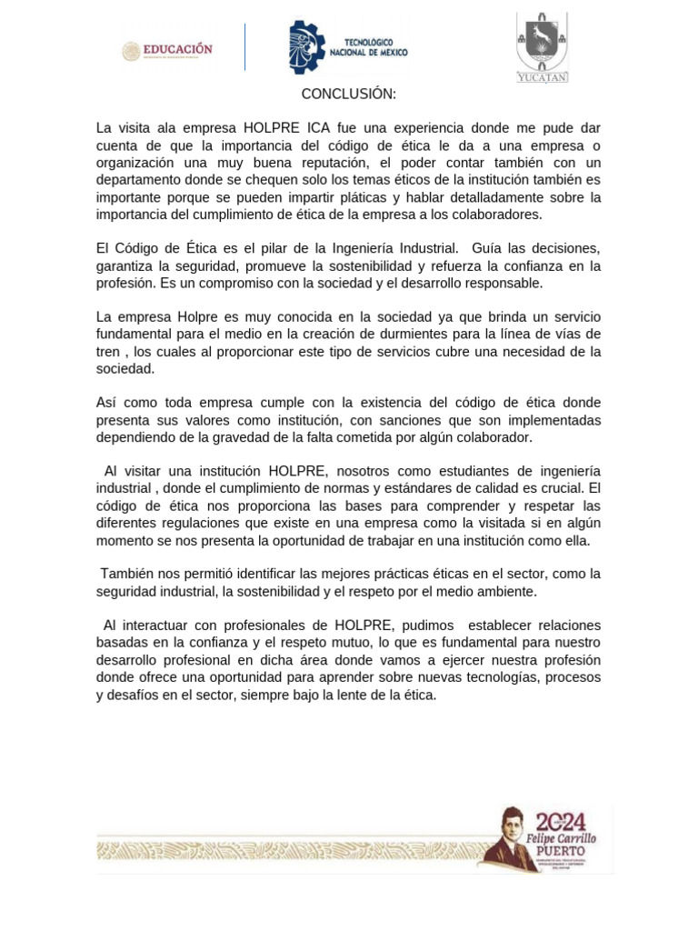 Conclusión | PDF