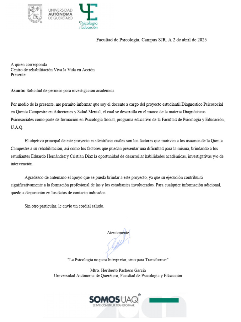 carta CRIS Y LALA (2) | PDF