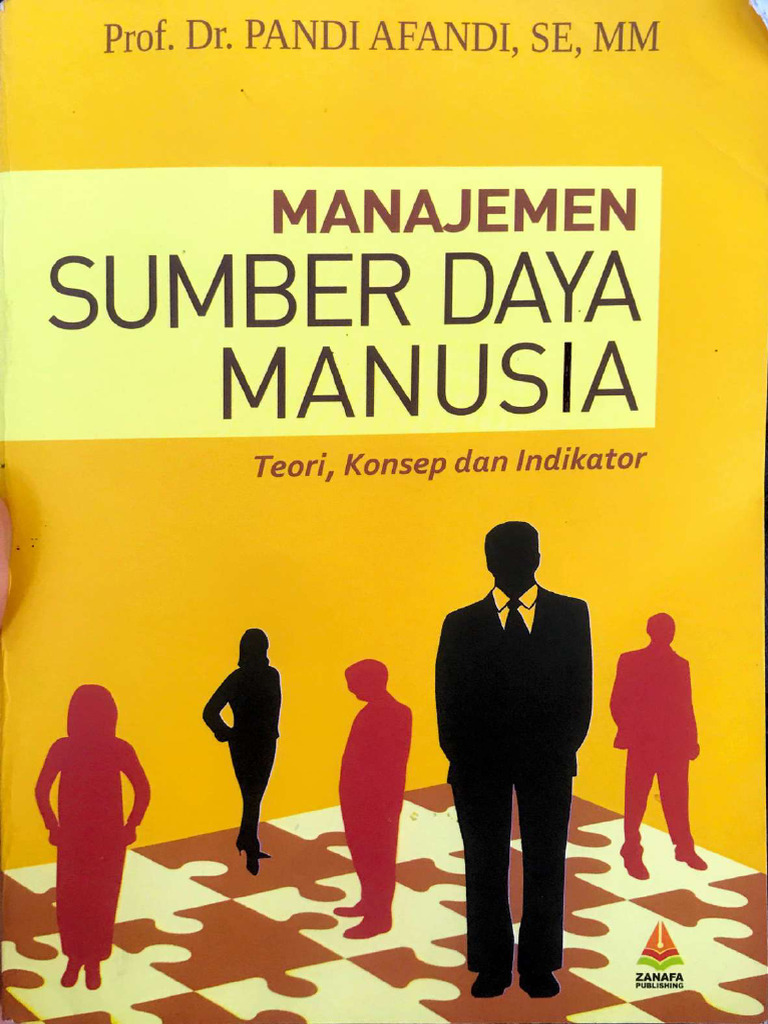 Buku Prof. Dr. Pandi Afandi, S.E M.M Manajemen SDM Teori, Konsep Dan Indikator | PDF