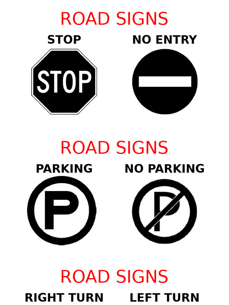 Road Signs | PDF
