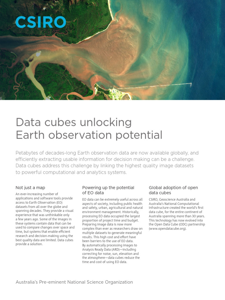 Global Open Data Cubes for EO Insights | PDF | Data | Computing