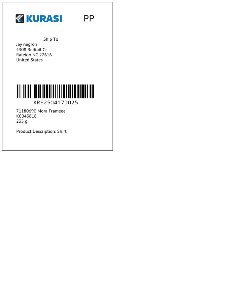 Label 250417 0916 | PDF