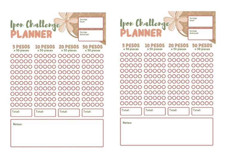 Ipon Challenge | PDF