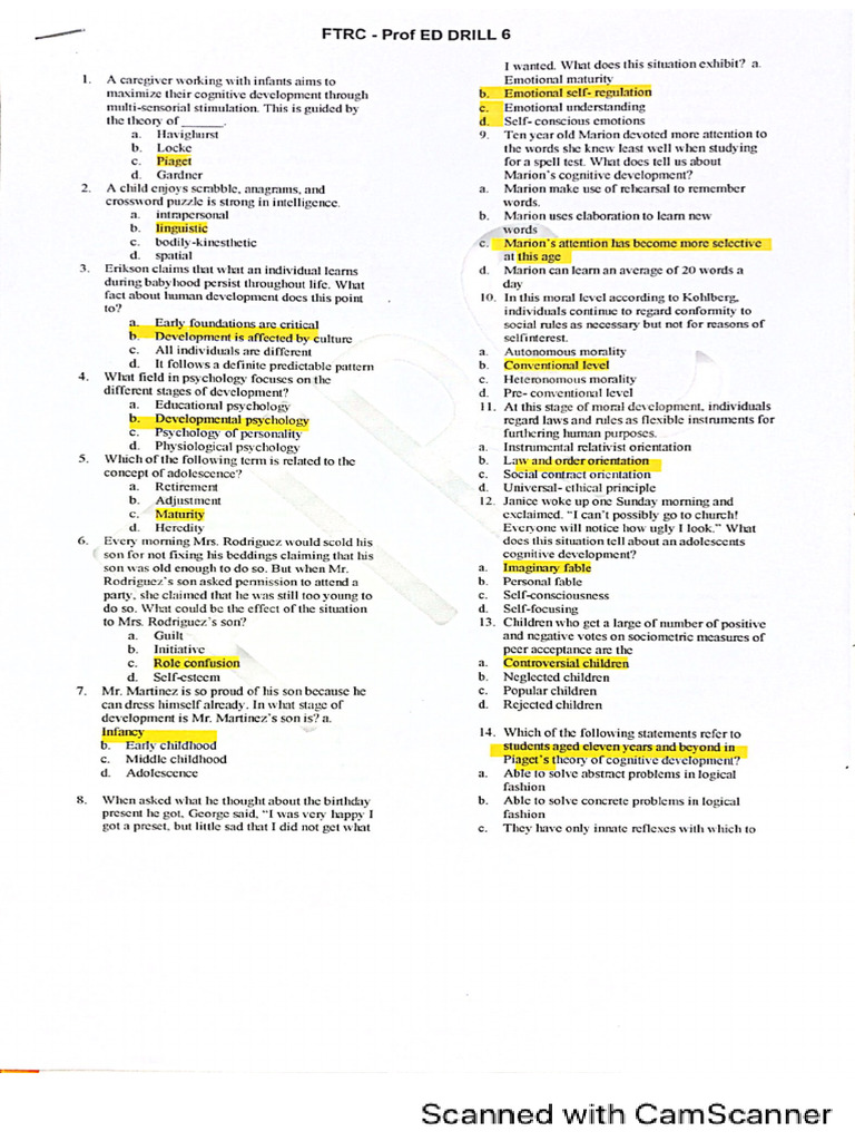 Profed Drill 6 | PDF