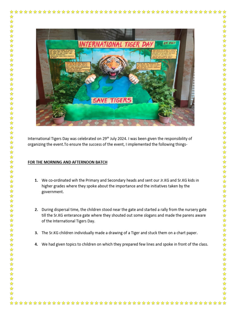 International Tigers Day | PDF