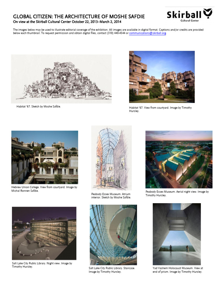 Moshe Safdie Architecture Exhibition | PDF