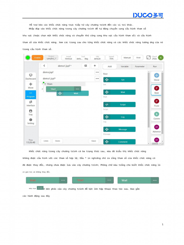 DUCO CORE-User Manual Software - V2.4.0.2 | PDF