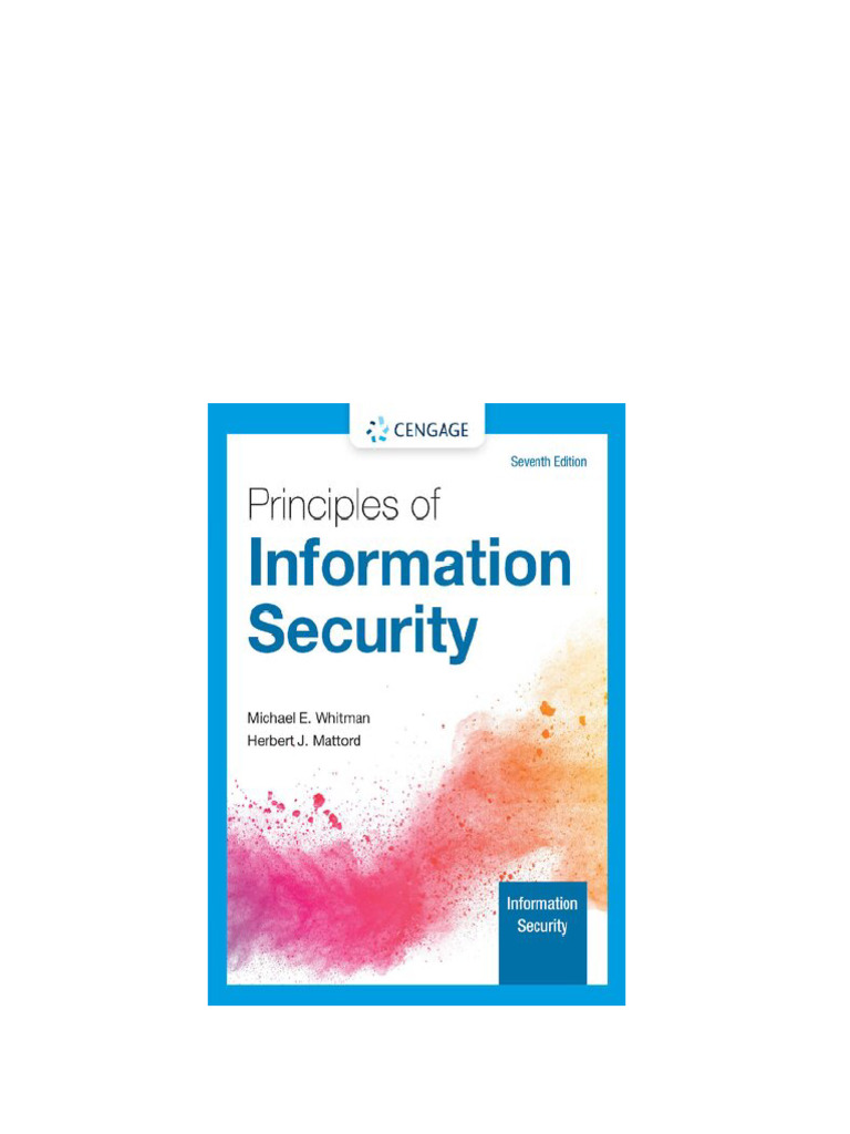 Principles of Information Security 7th Edition Michael E. Whitman ...