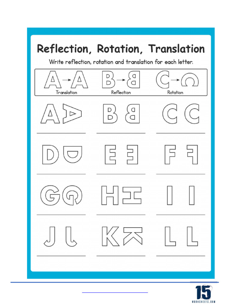 Transformation Lesson WS1 | PDF