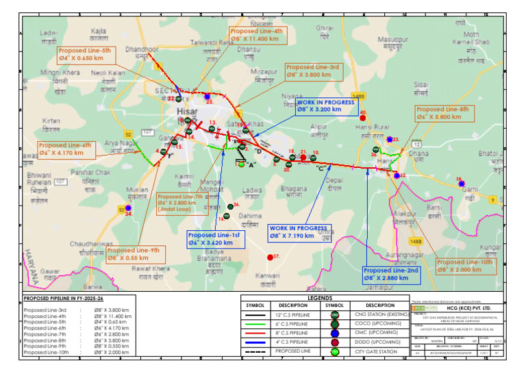 Hisar Map-Hisar GA - 2024-25 & 26 - Zoom | PDF