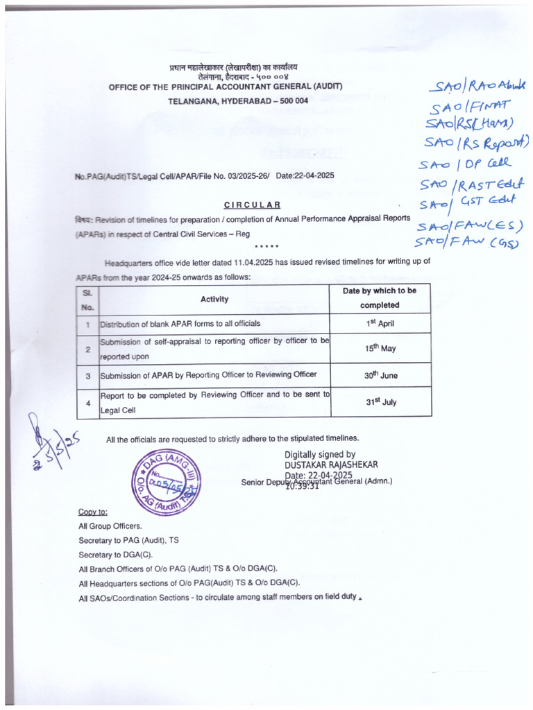 APAR Circular | PDF