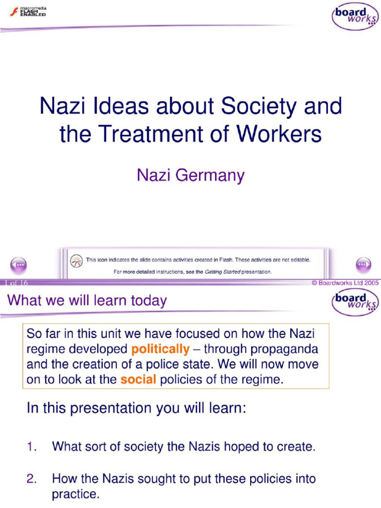 Nazi Ideas About Society. | PDF
