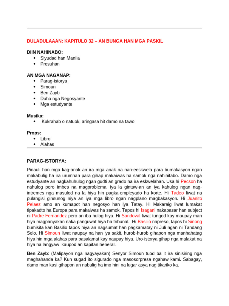 Kabanata 32 39 | PDF