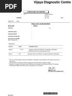 Blood Test Report | PDF | Medical Specialties | Clinical Medicine