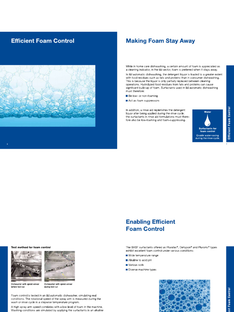 Basf Products For Foam Control | PDF