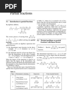 Partial Fractions Worksheet | PDF | Algebra | Mathematics