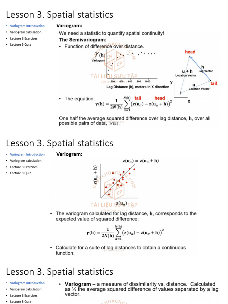 Understanding Variograms in Spatial Stats | PDF