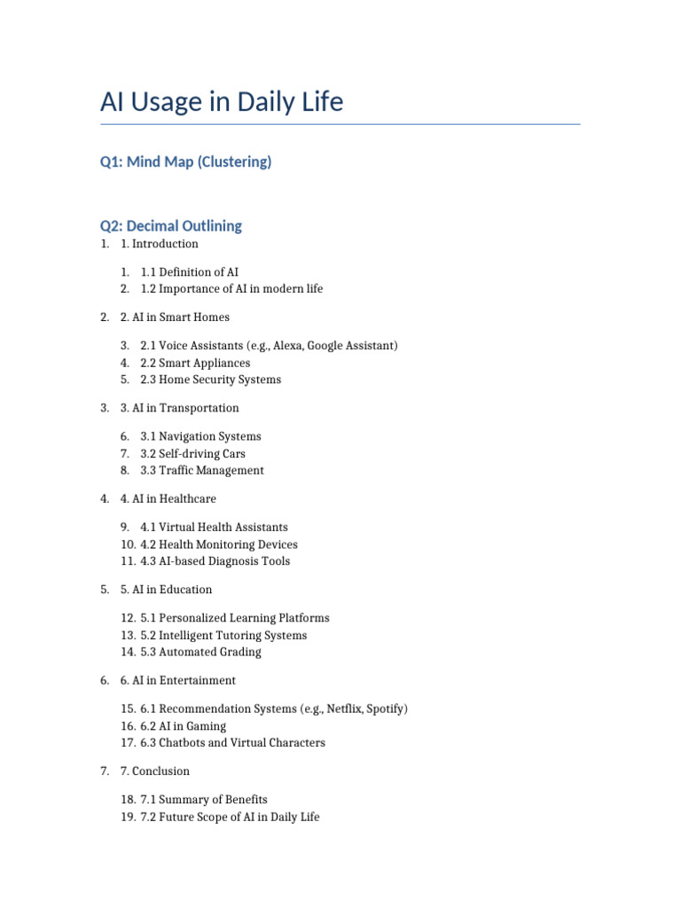 AI Applications in Everyday Life | PDF