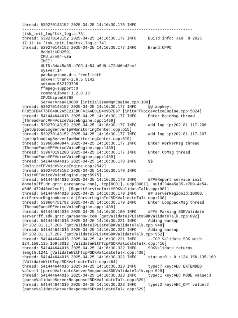 ffrtc_log | PDF | Internet Architecture | Computer Networking