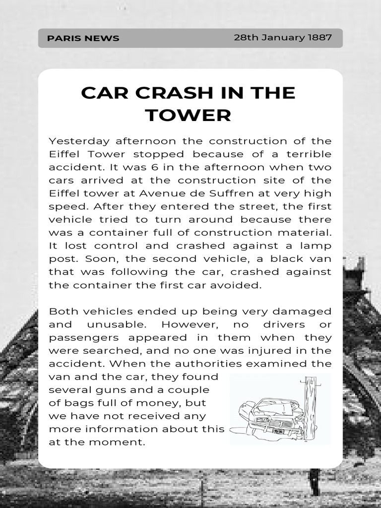 Car Crash in The Tower - New | PDF