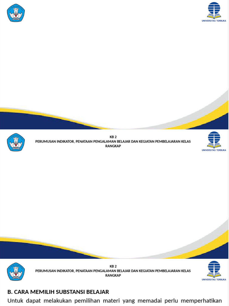 Modul 5 PKR (KB 2 BCD, KB 3 & Petunjuk Pelaksanaan PKR | PDF