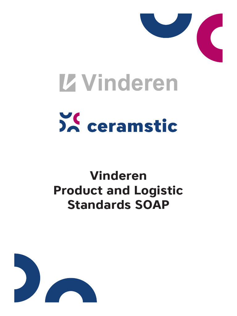 Vinderen Ceramstic - Product and Logistic Standards SOAP 2023 v3 | PDF ...