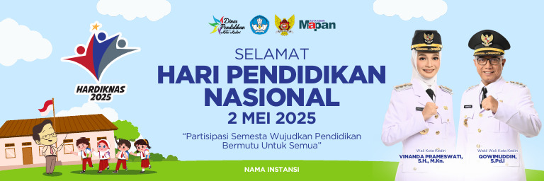 Spanduk Hari Pendidikan Nasional 2025 | PDF