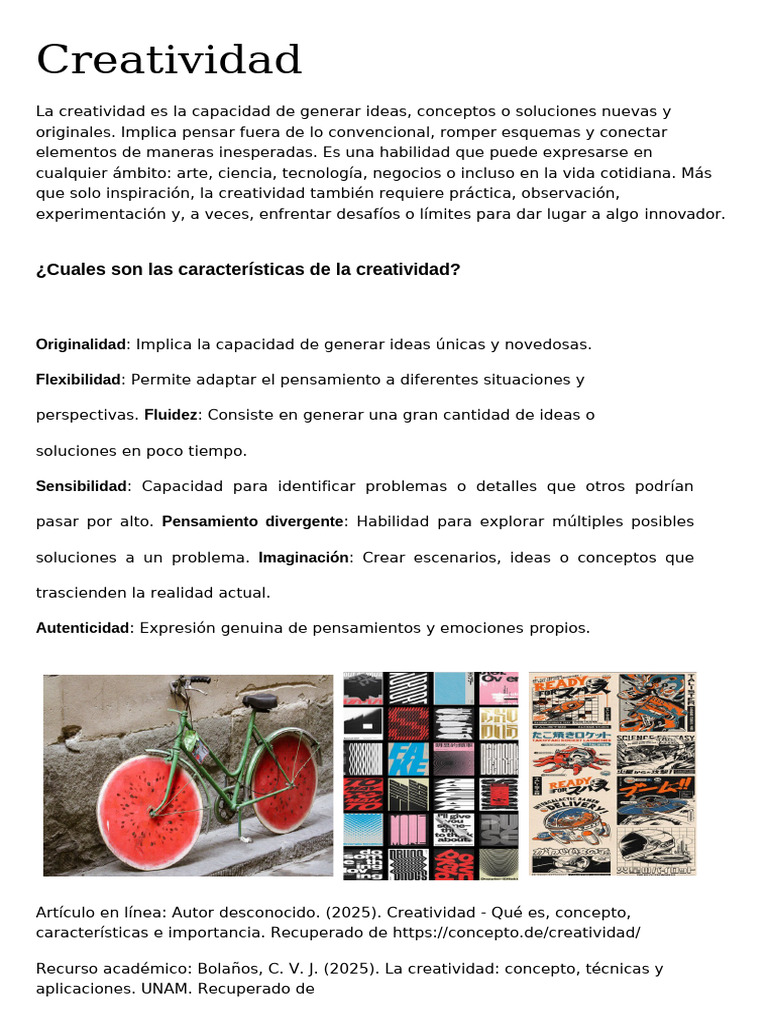 Creatividad | PDF